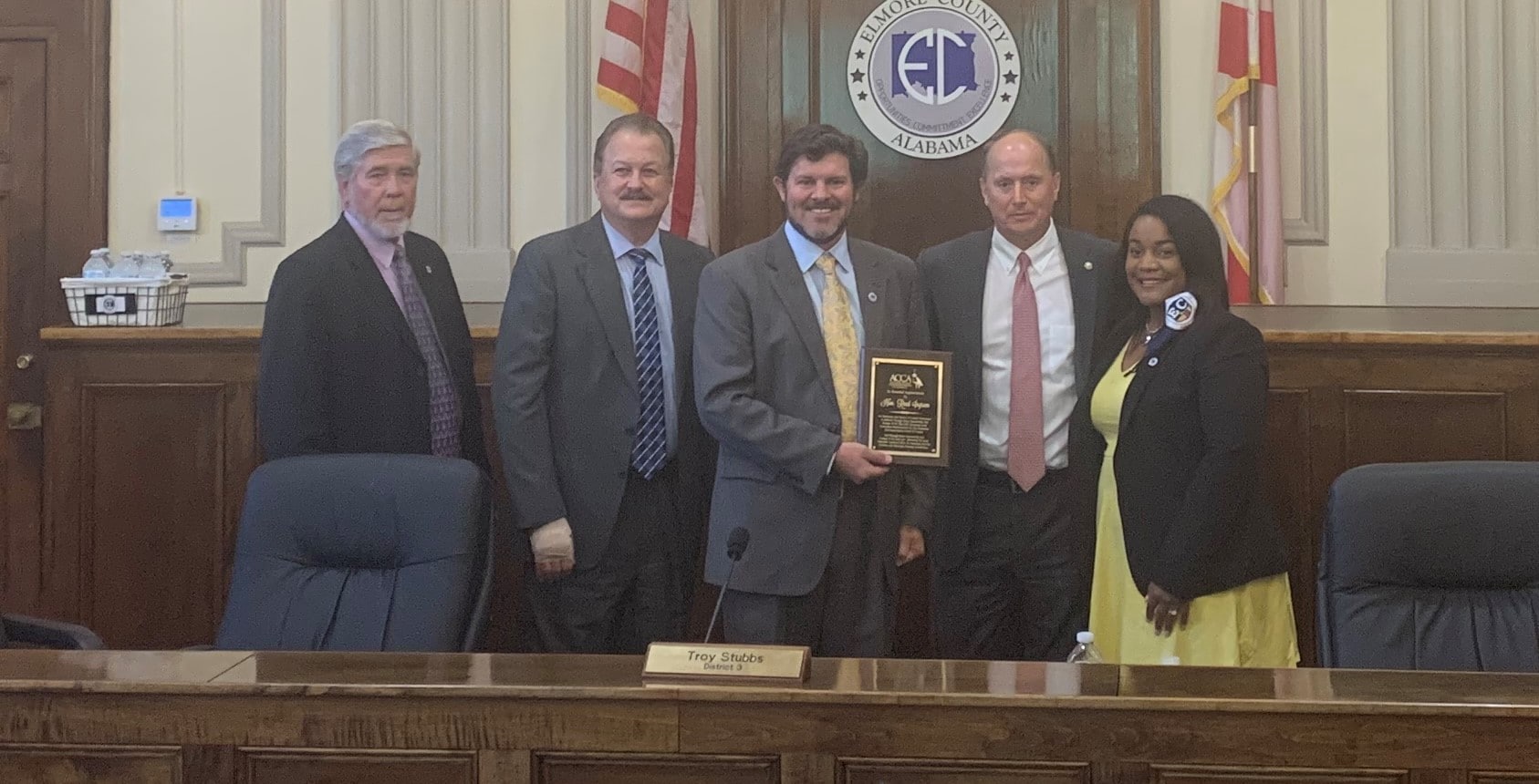 Elmore Commission Recognizes House District 75 Rep. Reed Ingram at ...