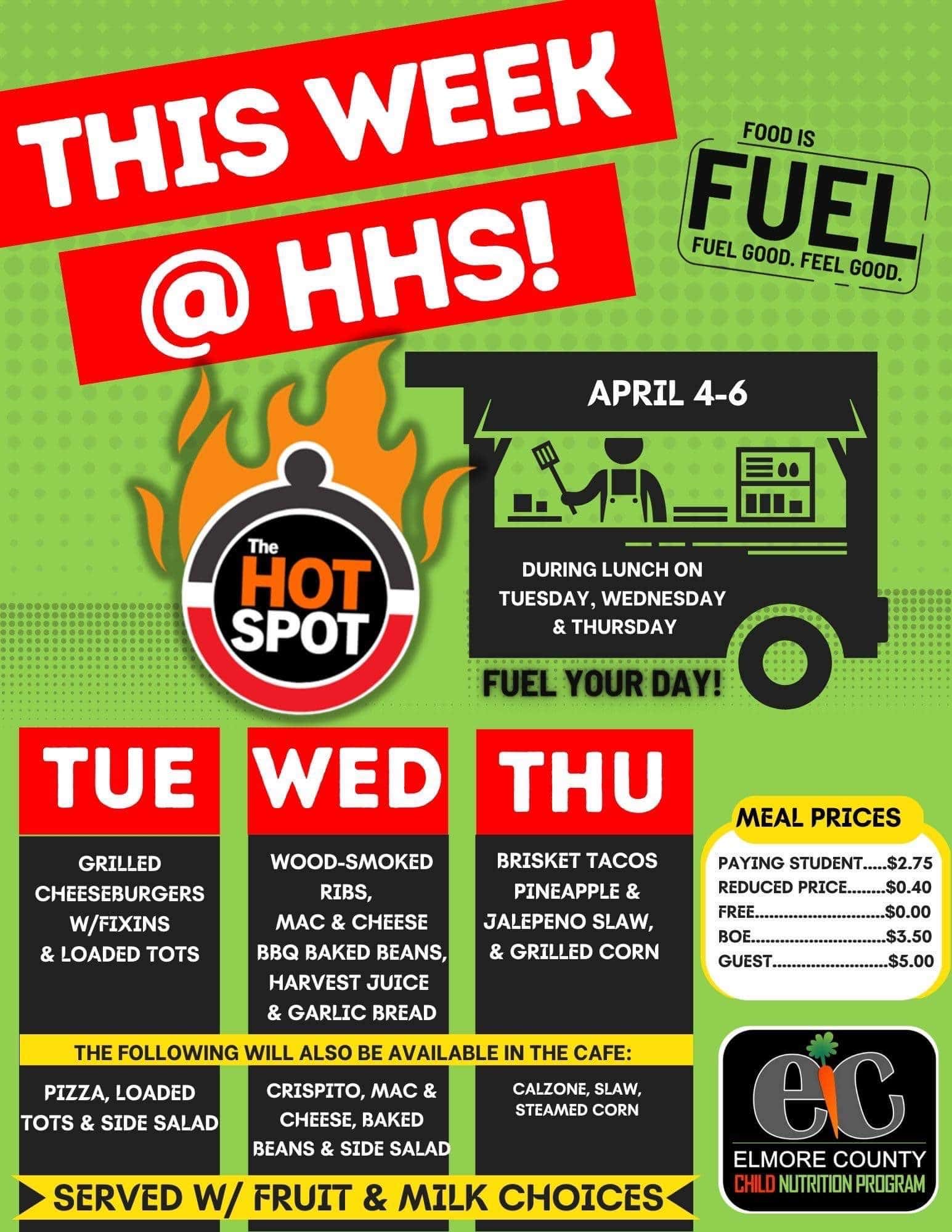 Elmore County CNP Hot Spot Food Truck At Holtville High This Week ...