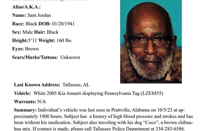 The Tallassee Police Department Requesting Help To Find Missing Person ...