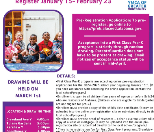 Registration Open For First Class Of Pre-K At Grandview YMCA, And ...