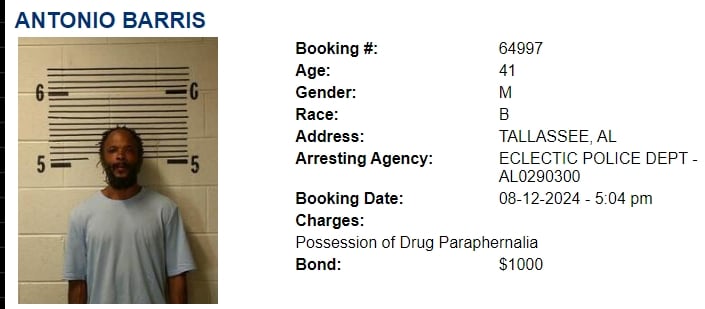 This Week's Inmate Roster For Elmore And Autauga County - Elmore ...