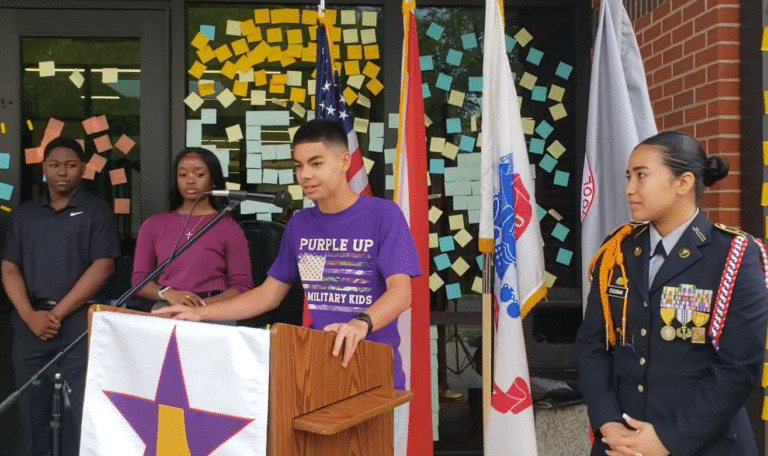 SEHS JROTC Hosts Purple Star School Program, Balloon Release In Honor ...