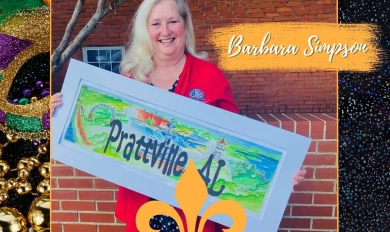 Prattville Names Barbara Simpson 2026 Mardi Gras Grand Marshal - Elmore ...